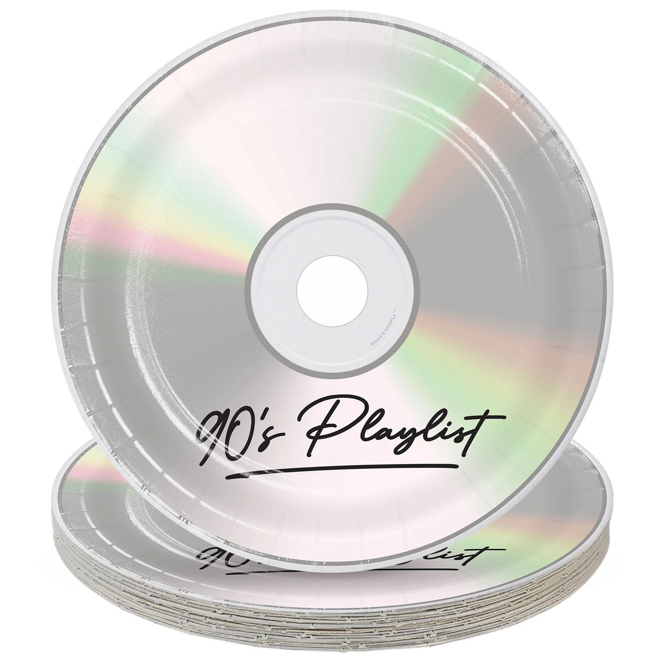 90's Theme Party CD Dinner Plate – The Social Society